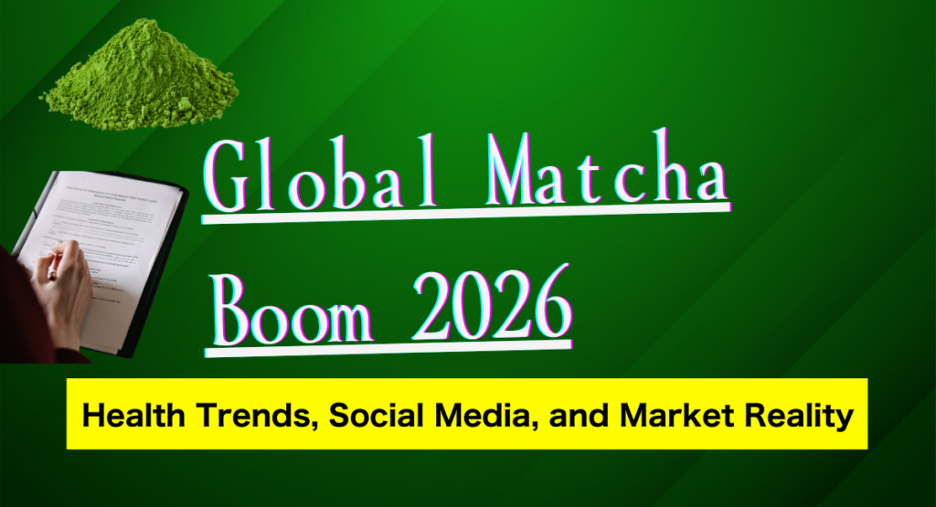 Global Matcha Boom 2026: Health Trends, Social Medi… | 抹茶タイムズ